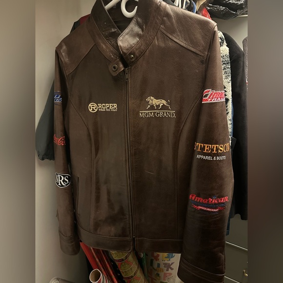 Roper | Jackets & Coats | Rodeo Sponsor Leather Jacket | Poshmark